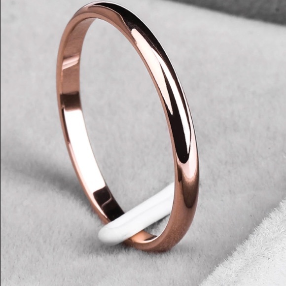 Jewelry | Titanium Rose Gold Ring | Poshmark